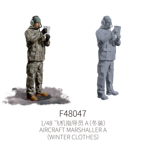 Galaxy-Model F48047 Aircraft Marshaller A (Winter Clothes)