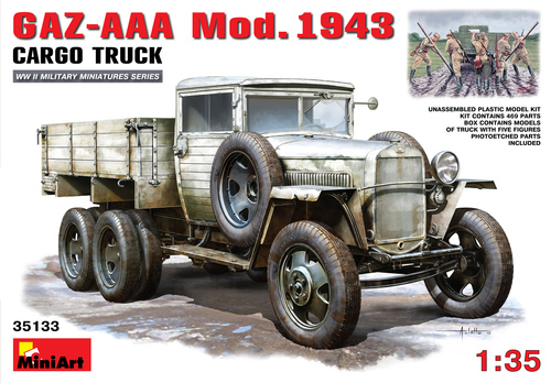 MiniArt 35133 GAZ-AAA Mod.1943 Cargo Truck