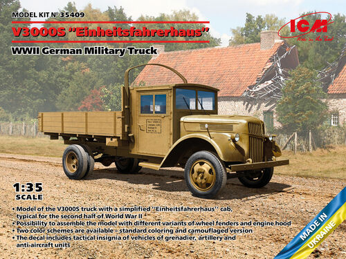 ICM 35409 V3000S 'Einheitsfahrerhaus' - WWII German Military Truck