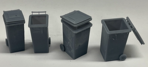EMP3D 35090117 Kosz na śmieci plastikowy 120l - 2 sztuki