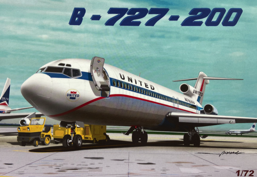 DISCONTINUED Mach2 GP111UAL BOEING B-727-200 United Airlines