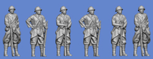 Germania-Figuren 72-WW1-402 French Infantry 1915/18 wait-and-see attitude