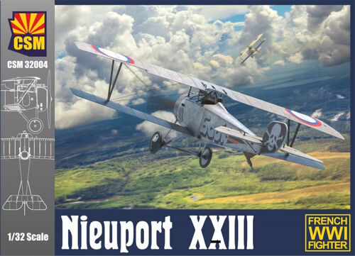 Copper State Models 32004 Nieuport XXIII French WWI Fighter