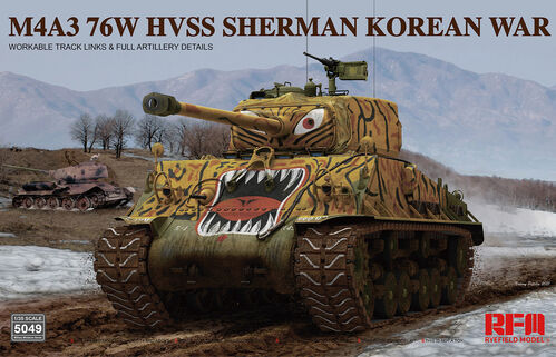 Rye Field Model RM-5049 M4A3 76W HVSS Sherman Korean War