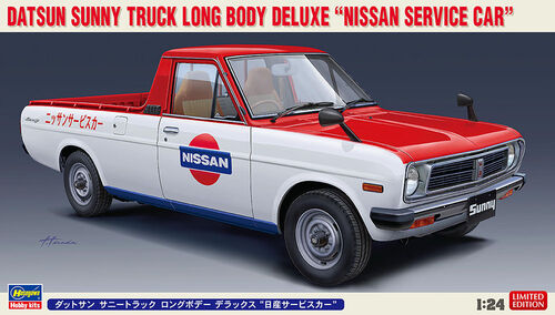 Hasegawa 20482 Datsun Sunny Truck Long Body Deluxe "Nissan Service Car"