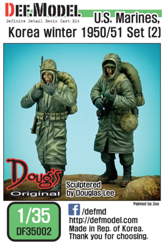 DEF Model DF35002 US Marines Korea Winter 1950/51 Set 2 (2 Figures)