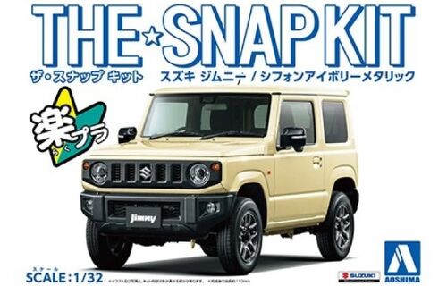 Aoshima 05779 Suzuki Jimny / Chiffon Ivory Metallic - SNAPKIT