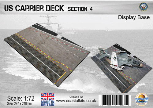 Coastal kits S364-72 US Carrier Deck Section 4 297 x 210mm