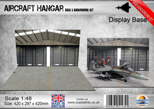 Coastal kits S901-48 Hangar Base & Background 420 x 297mm