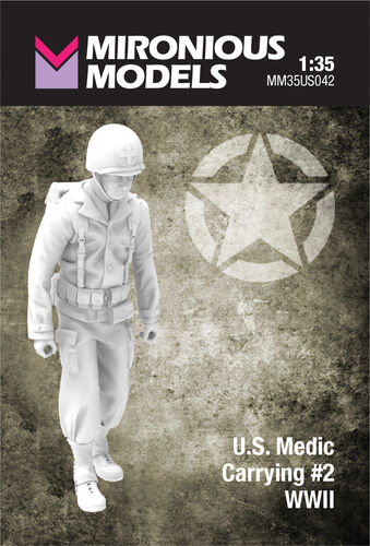 Mironious Models 35US042 U.S. Medic Carrying #2 WWII