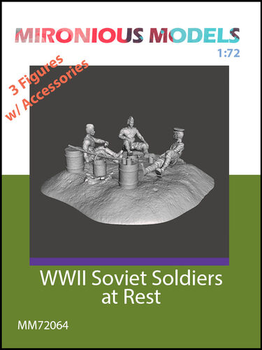 Mironious Models 72064 WWII Soviet Soldiers At Rest