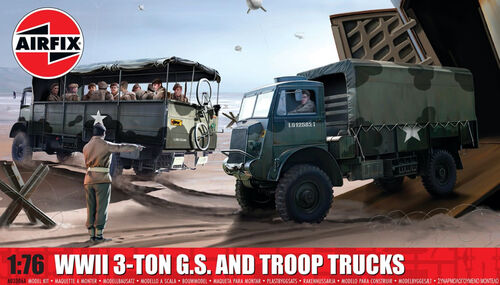 Airfix 03306A Bedford QL Trucks - QLT and QLD