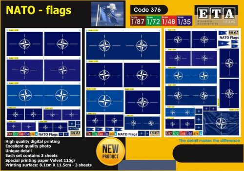 ETA DIORAMA ACCESSORIES 376 ΝΑΤΟ - Flags