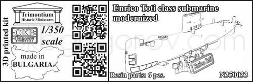 OKB Grigorov N350033 Enrico Toti Class Submarine, Modernized