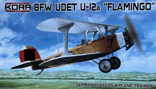 Kora Models KPK72164 BFW Udet U-12A 'Flamingo' German Classics Biplane Trainer