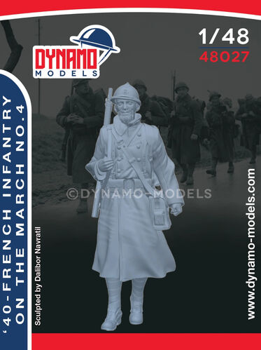 Dynamo-Models 48027 '40 - French Infantry On The March No.4