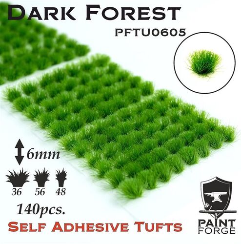 Paint Forge PFTU0605 Dark Forest Grass Tufts 6mm