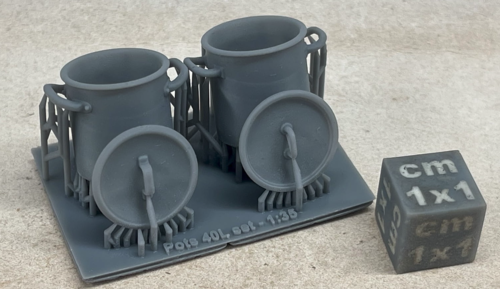 EMP3D 35060213 Garnki 40l z pokrywkami - 2+2 sztuki