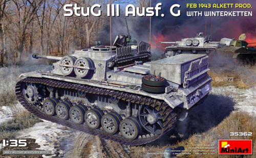 MiniArt 35362 StuG III Ausf. G Feb. 1943 Alkett Prod. With Winterketten