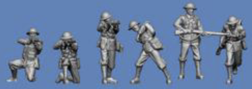Germania-Figuren 72-WW1-305 British Infantry 1914/18 Fighting Soldiers