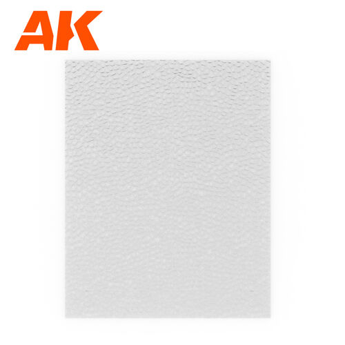 AK-Interactive 6583 Water Sheet Transparent Still Water 245 x 195mm / 9.64 x 7.68 “ – Textured Acrylic Sheet – 1 Unit