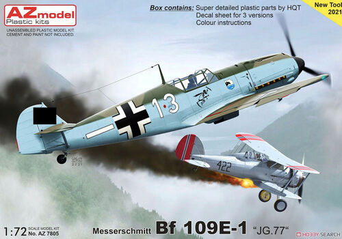 AZ-Model 7805 Bf 109E-1 „JG.77“