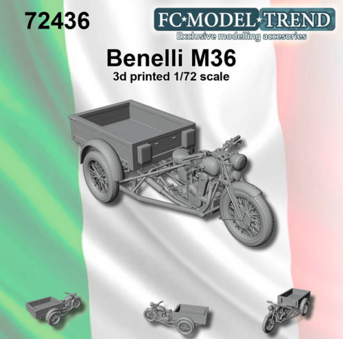 FC ModelTrend 72436 Motocarro Benelli M36