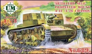 UM MT 689 Artillery Self-Propelled Mount AT-1 (1935) (rubber tracks)