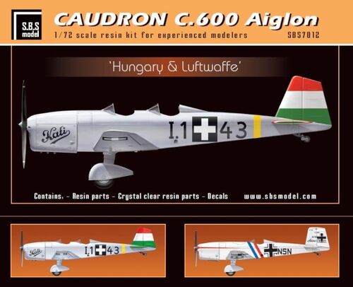 SBS Model 7012 Caudron 600 'Luftwaffe & Hungary'