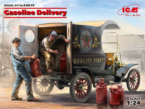 ICM 24019 Gasoline Delivery, Model T 1912 Delivery Car with American Gasoline Loaders