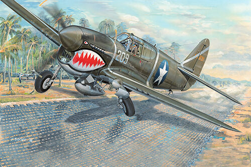 Trumpeter 03227 P-40F War Hawk