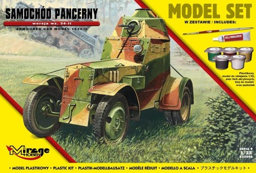 Mirage-Hobby 835096 Samochód pancerny wersja wz.34-II