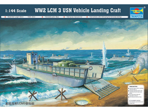 Trumpeter 00102 WW2 LCM 3 USN Vehicle Landing Craft