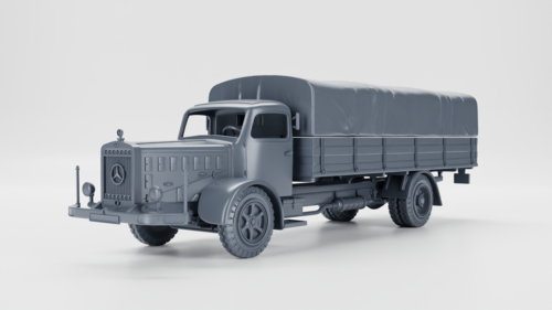 EMP3D 72011263 Mercedes L6500 - z plandeką