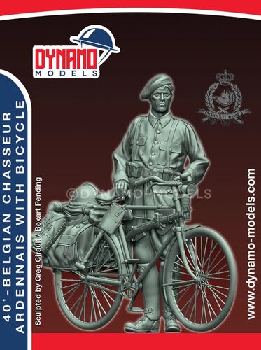 Dynamo-Models 48071 '40 - Belgian Chasseur Ardennais With Bicycle