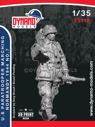 Dynamo-Models 35118 US Paratrooper ‘’MG’’ Marching (Normandy 1944) No.7