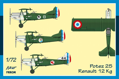 Azur FR053 Potez 25 Renault 12Kg