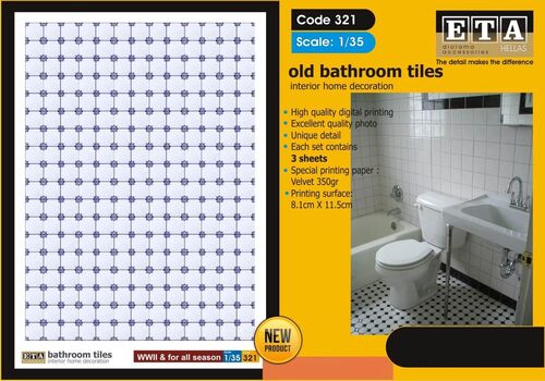 ETA DIORAMA ACCESSORIES 321 Bathroom Tiles