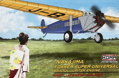 Kora Models KPK72181 Nakajima -Fokker Super Universal - First Japanese Airliner