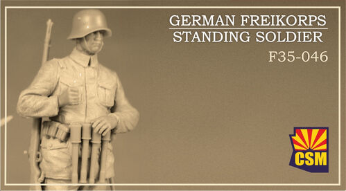 Copper State Models F35-046 German Freikorps Standing Soldier