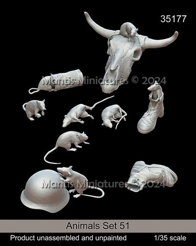 Mantis Miniatures 35177 Animals Set 51