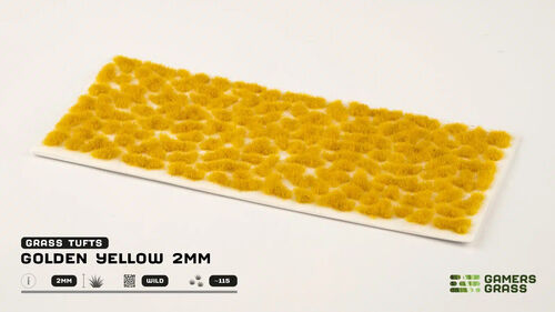 GamersGrass GG2-GY Grass Tufts - Golden Yellow 2mm