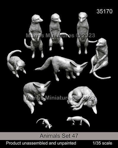 Mantis Miniatures 35170 Animals Set 47