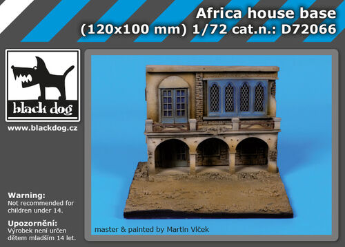 Black Dog D72066 Africa House Base (120mm x 100mm)