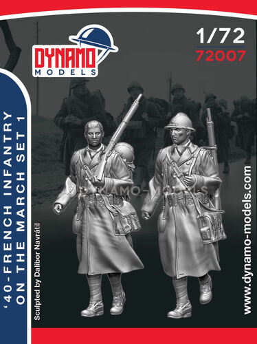 Dynamo-Models 72007 '40 - French Infantry On The March - Set 1