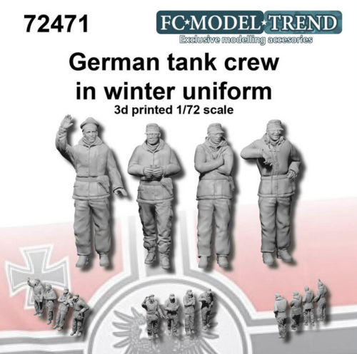 FC ModelTrend 72471 German tank crew in winter uniform