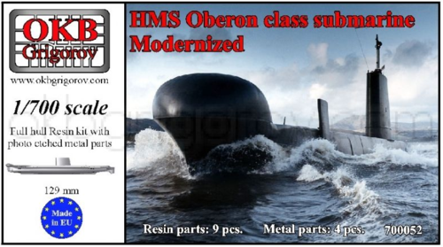 OKB Grigorov N700052 HMS Oberon class submarine, modernized