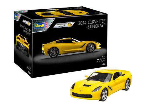 Revell 07825 2014 Corvette Stingray "Promotion Box" easy-click system - Model Kit
