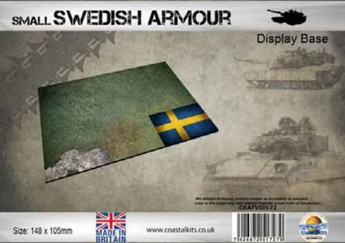 Coastal kits AFV501-72 Small Swedish Armour Display Base