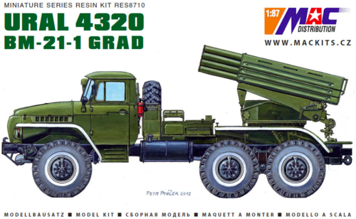 MAC RES8710 URAL 4320 BM-21 GRAD